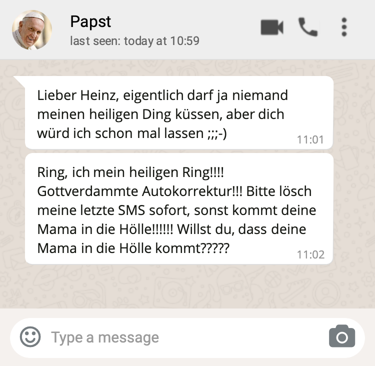 Papst Sms Eltern Erfreut über Alten Mann Aus Vatikan Der Mit Sohn 11